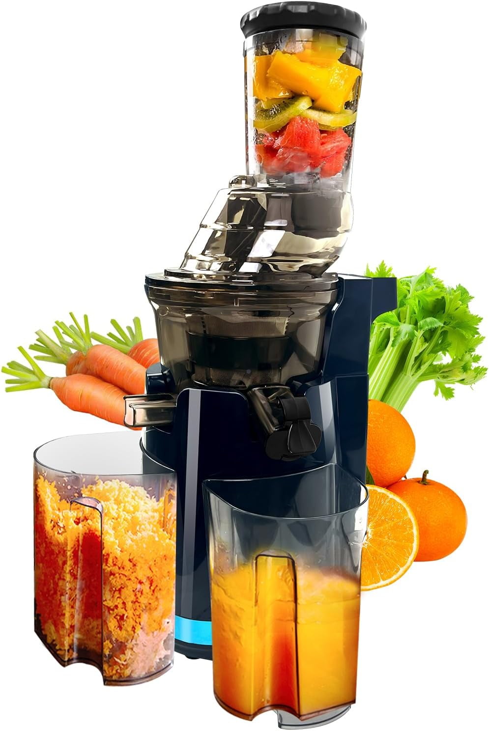 Jacgood Cold Press Juice Press, Slow Masticating Machines with 3.2 ...