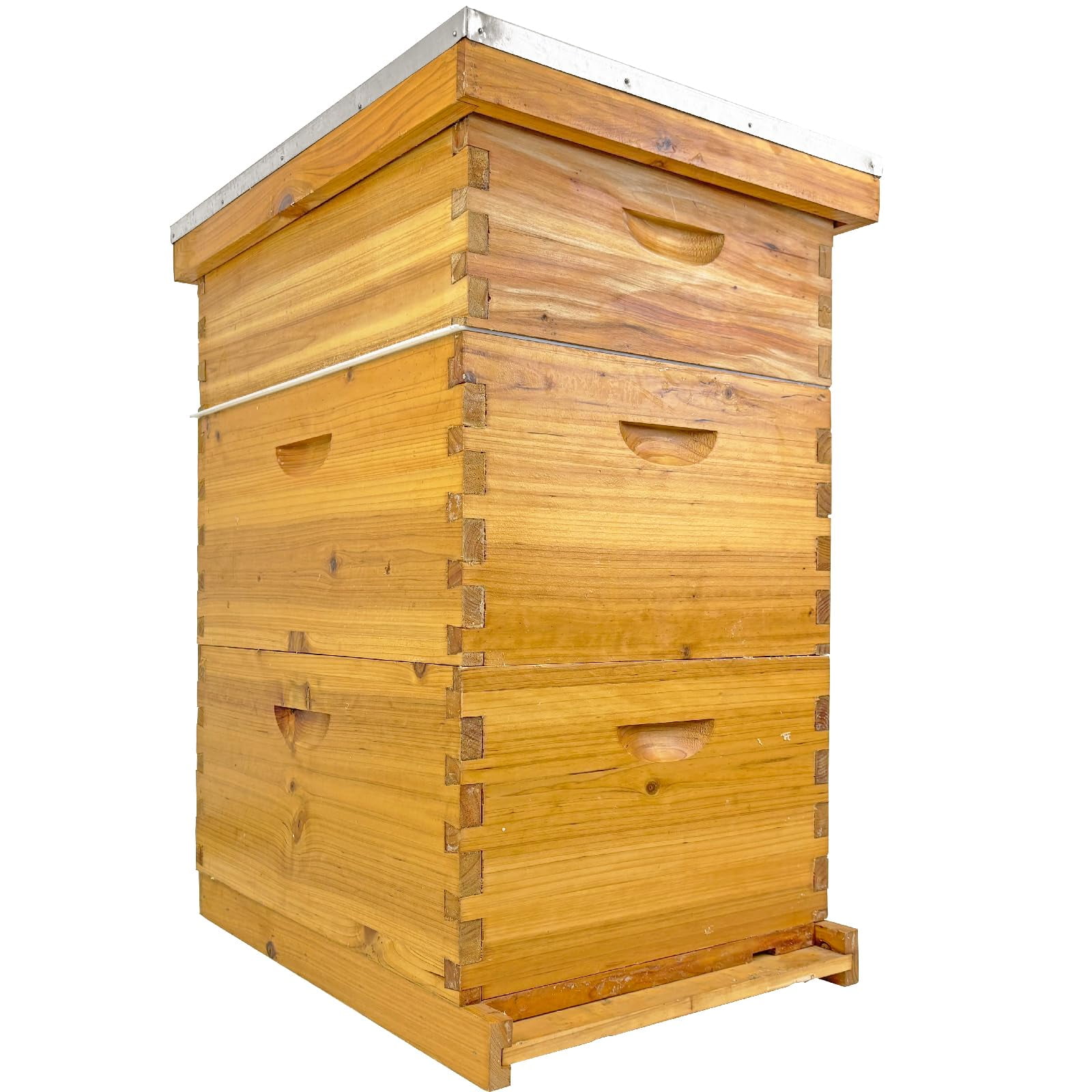 Jacgood Langstroth Bee Hive, Complete Bee Hives and Supplies Starter ...