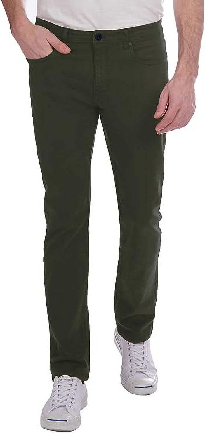 Jachs Men’s 5 Pocket Stretch Pant (Green, 34W x 32L) - Walmart.com