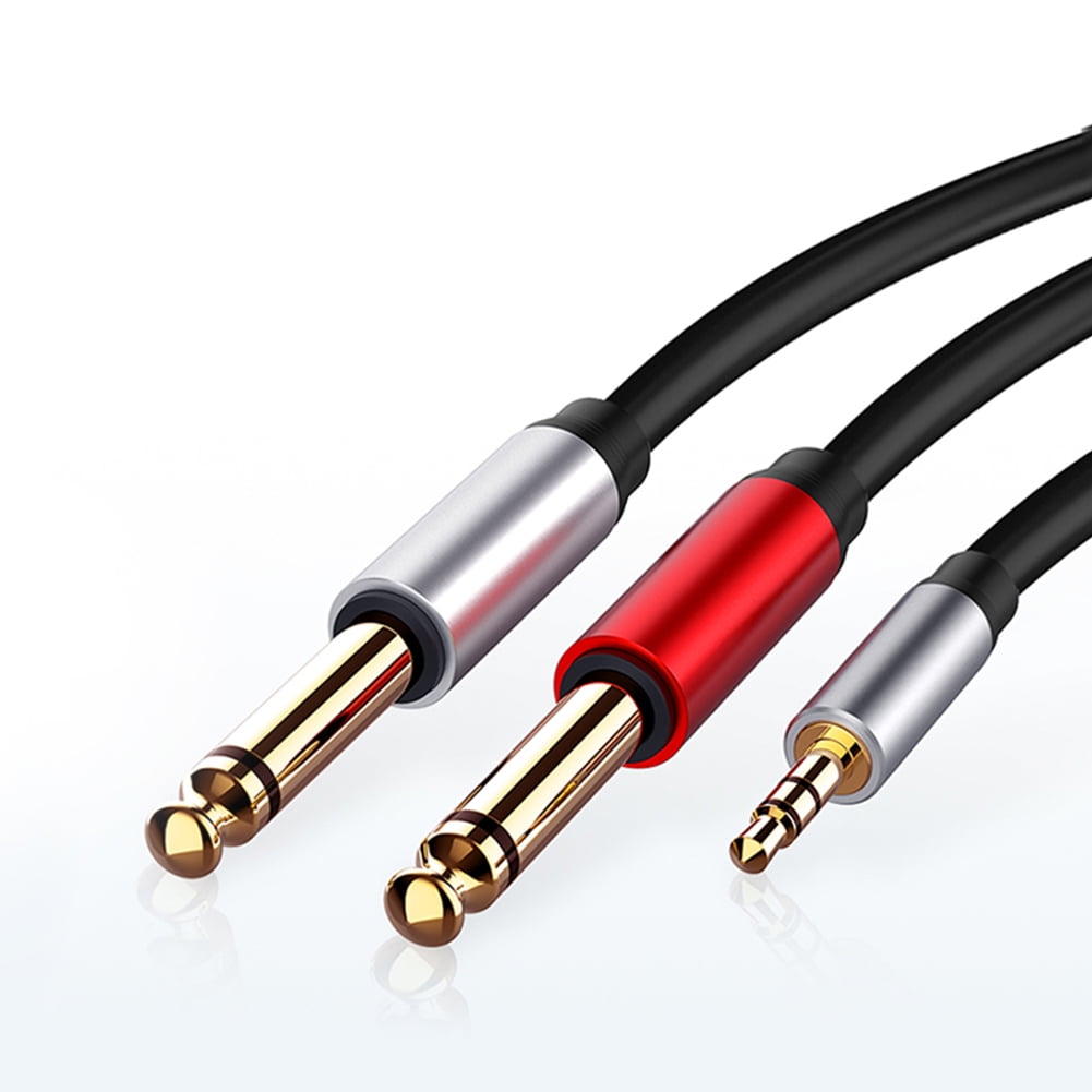 Jack 3.5mm to 6.35mm Adapter Audio Cable for Mixer Amplifier CD Player ...