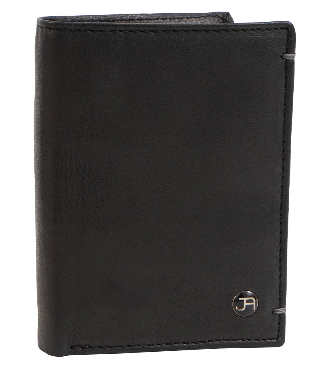 Jack Abrahams Mens Genuine Goat Nappa Leather Bi-Fold RFID Minimalist ...