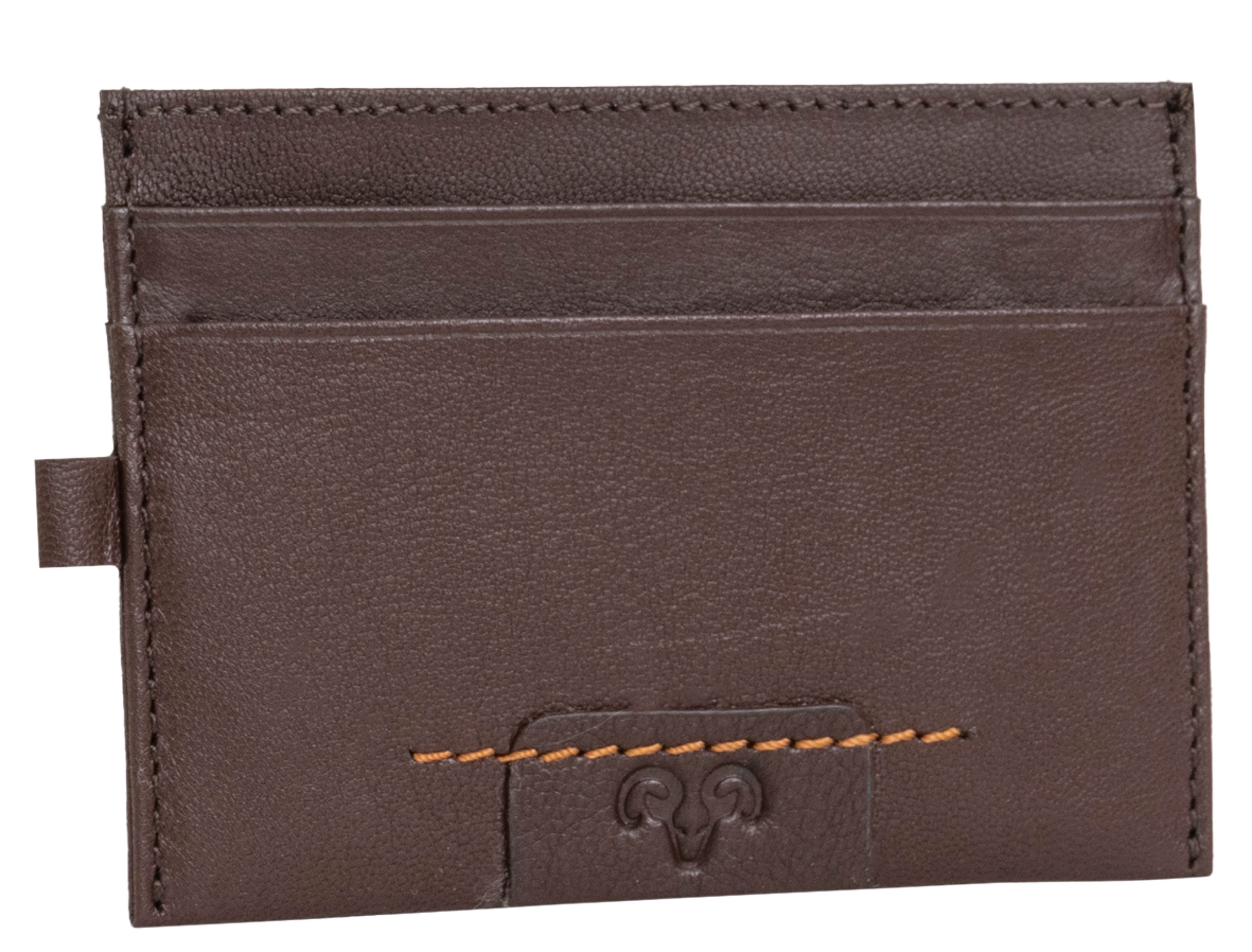 Jack Abrahams Mens Genuine Goat Nappa Leather Card Case RFID Minimalist ...