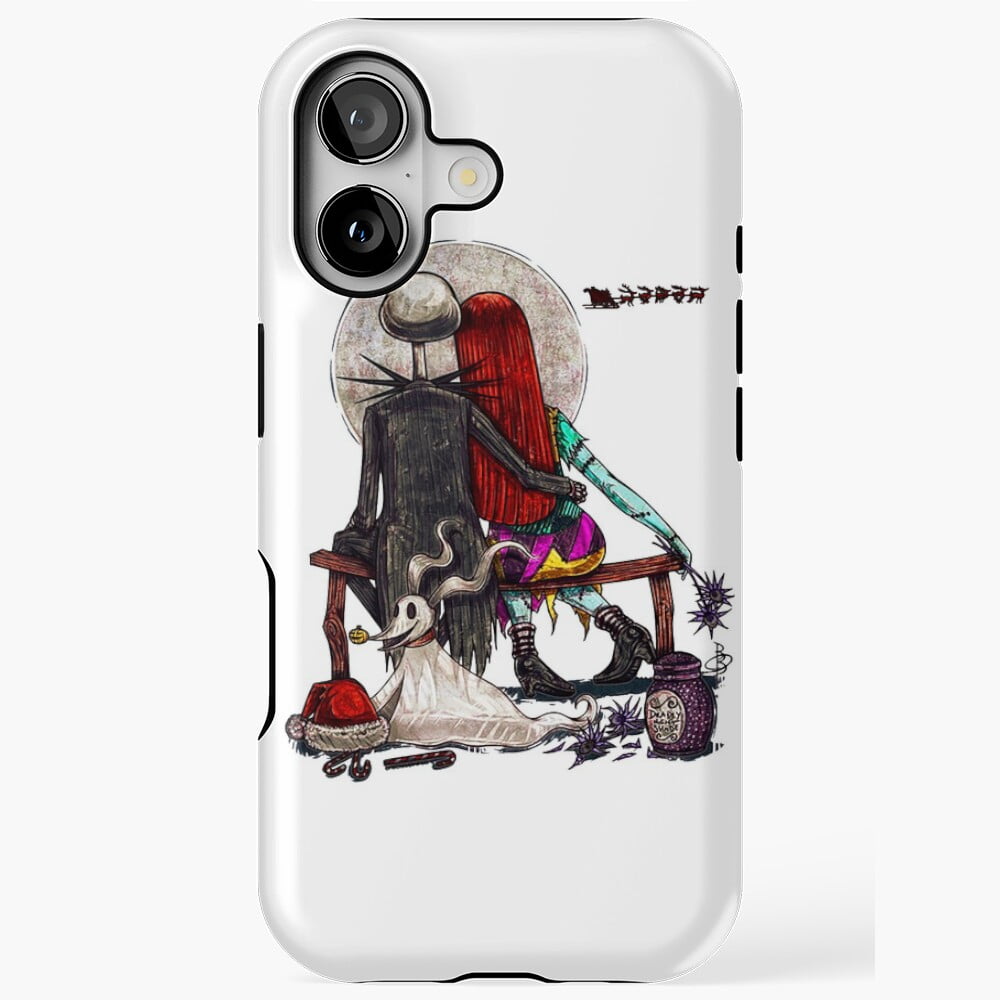 Jack And Sally Gothic Romance Holiday Couple Art for iPhone 17 11 12 13 ...