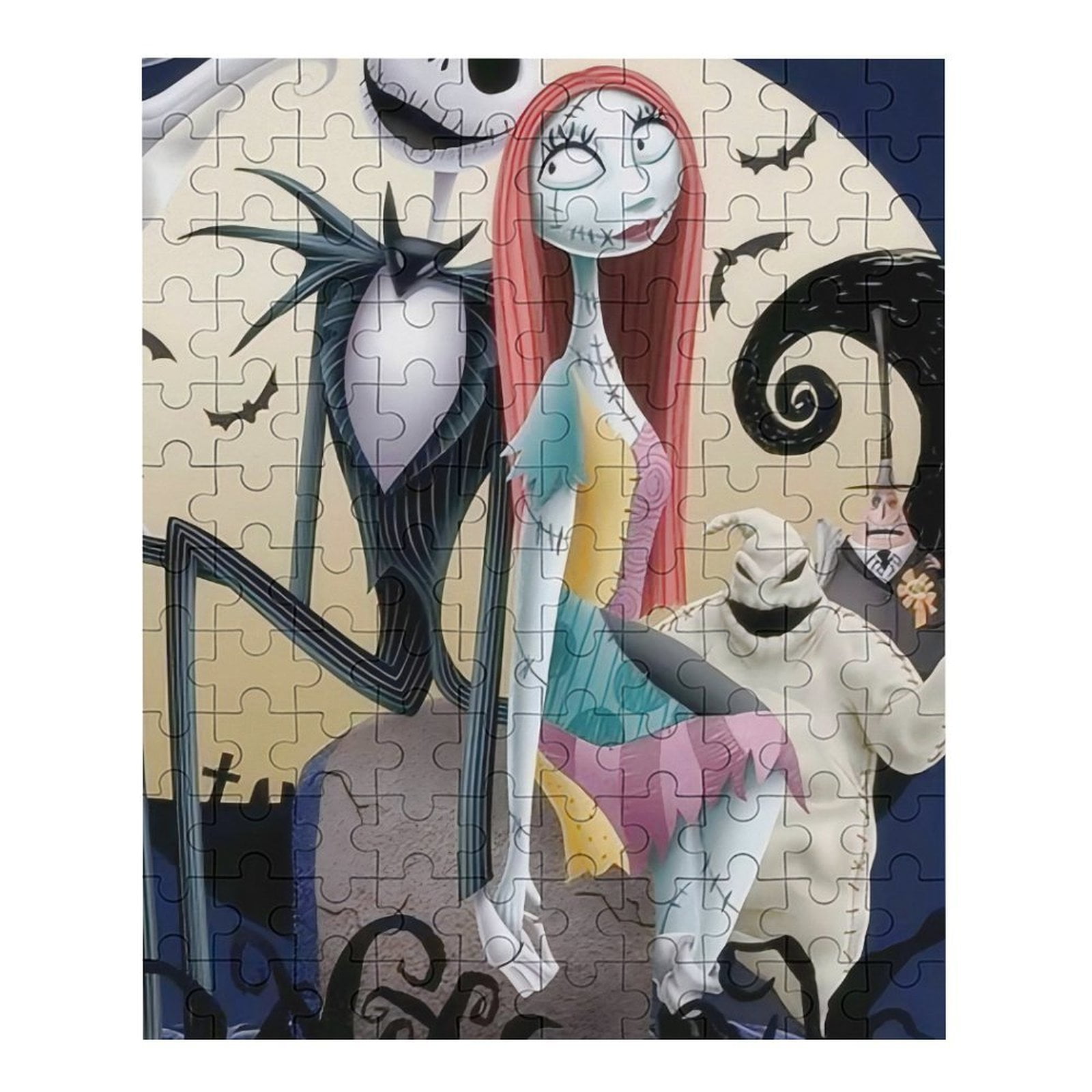 Jack And Sally Halloween Cartoon Anime Pretty Puzzles for Kids Ages 4 ...