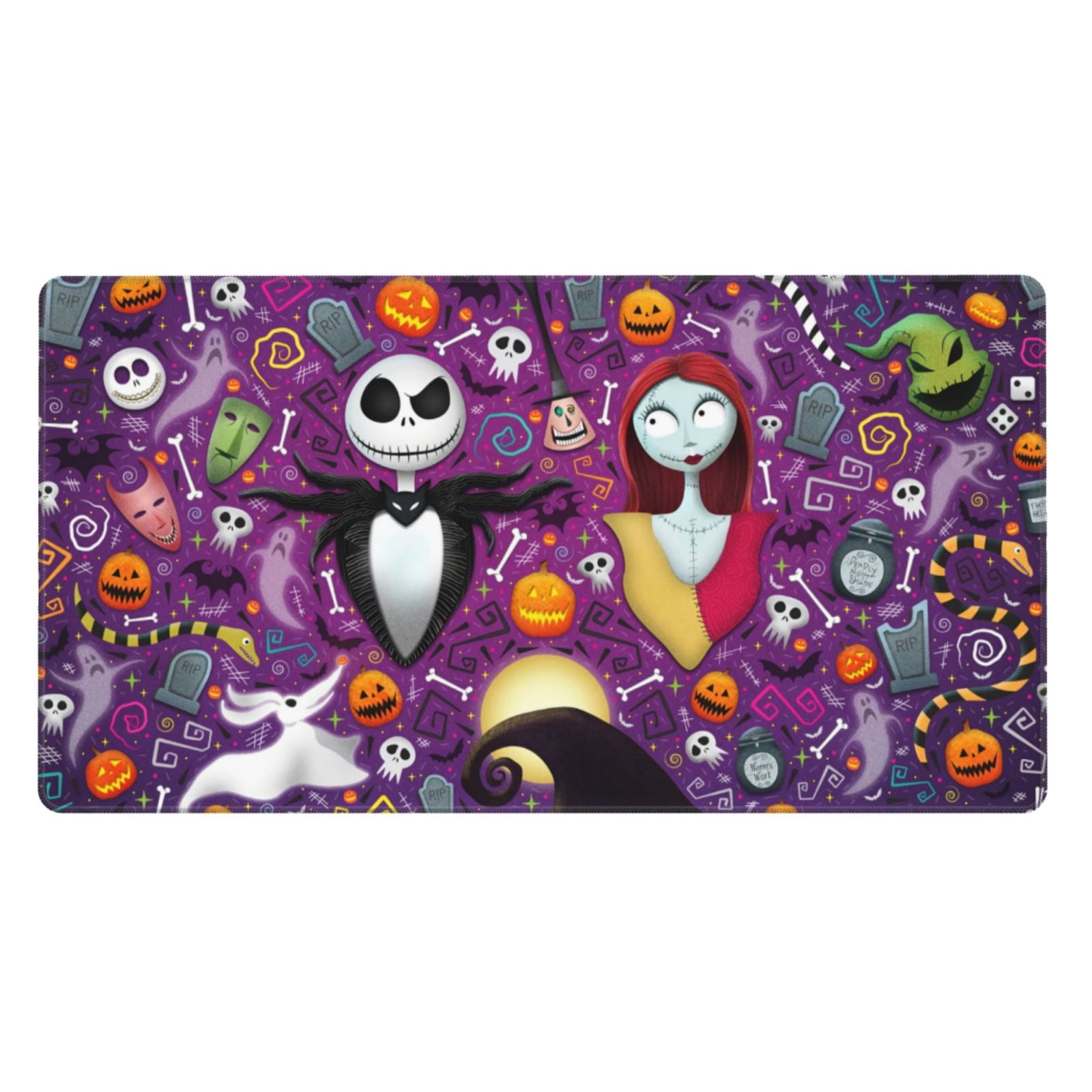 Jack And Sally NightMare Before Christmas Mouse Pad 16x29.5 Inch ...