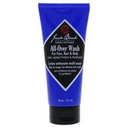 Jack Black Beard Exfoliator Facial Cleanser Wash, Energizing Face Buff ...