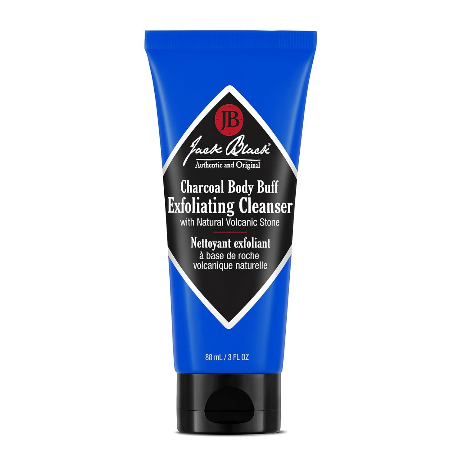 Jack Black Charcoal Body Buff Exfoliating Cleanser - 3oz - Walmart.com