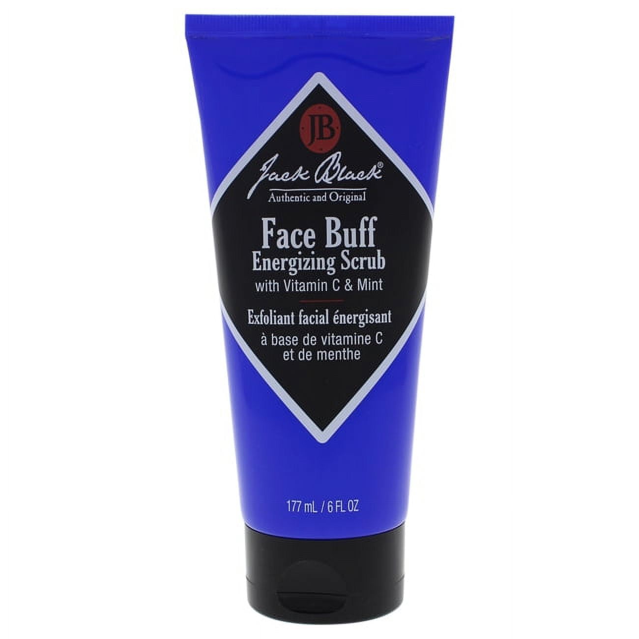 Jack Black Beard Exfoliator Facial Cleanser Wash, Energizing Face Buff ...