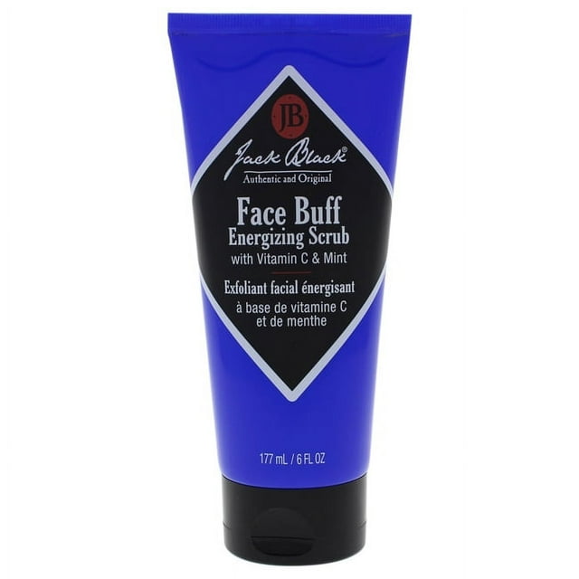 Jack Black Beard Exfoliator Facial Cleanser Wash, Energizing Face Buff ...