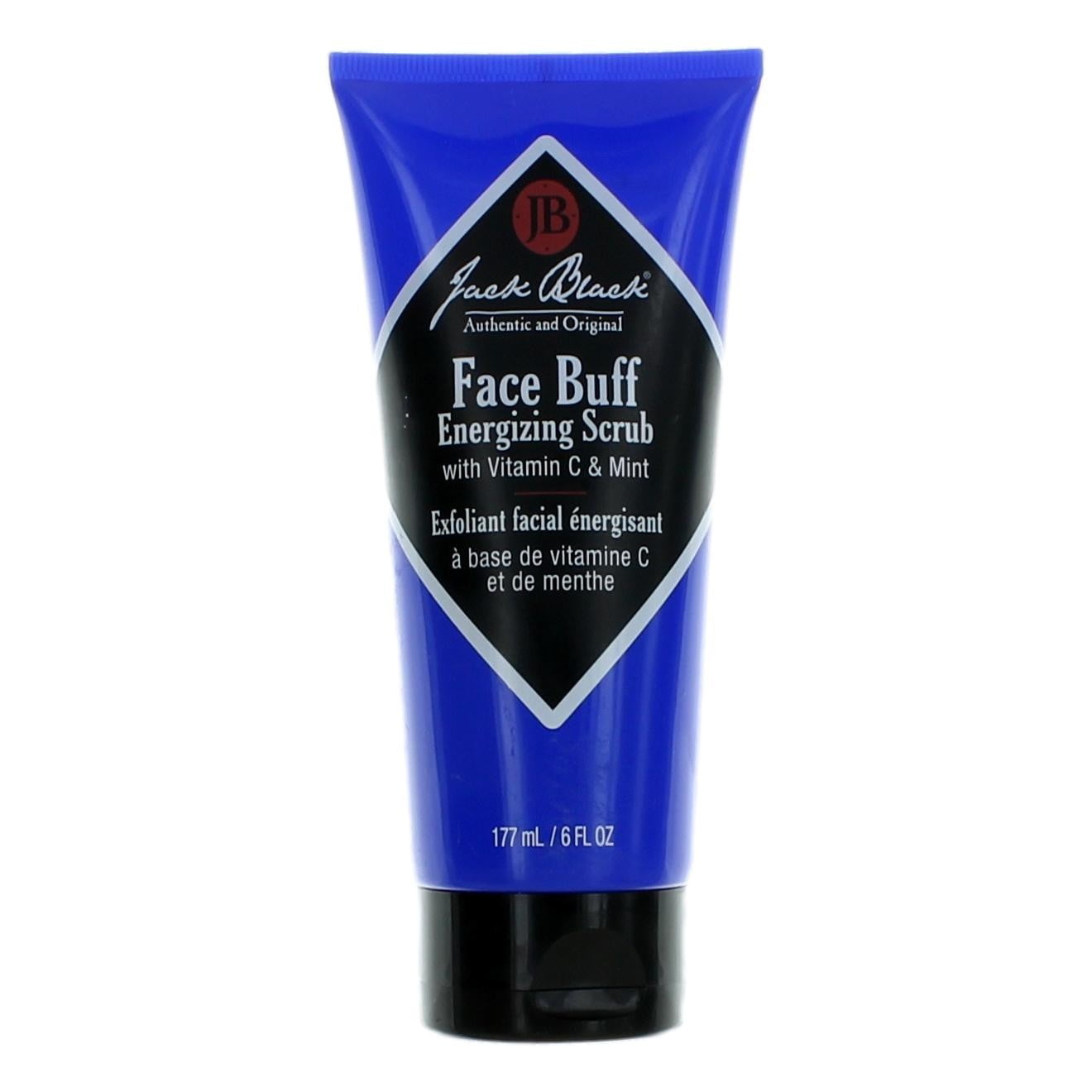 Jack Black Beard Exfoliator Facial Cleanser Wash, Energizing Face Buff ...