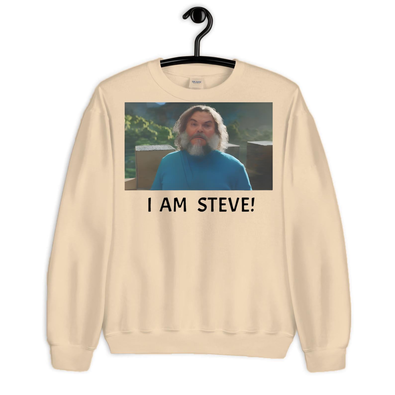 Jack Black Minecraft Steve Mashup Shirt A Minecraft Movie T Shirt ...