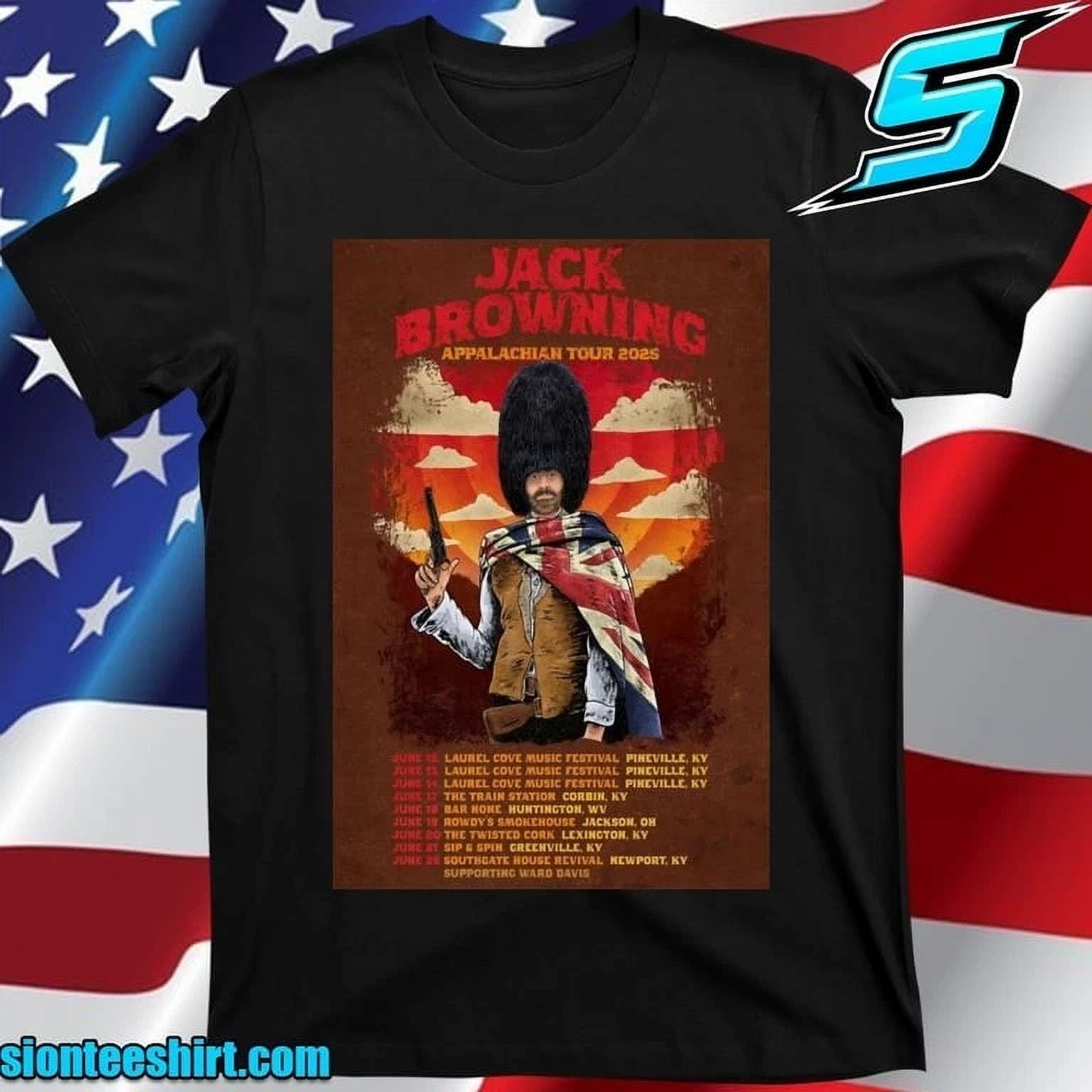 Jack Browning Appalachian 2025 Shows Poster T-Shirt | eBay - Walmart.com