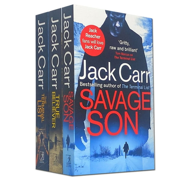 Jack Carr James Reece Series 3 books Collection Set(Savage Son,True ...
