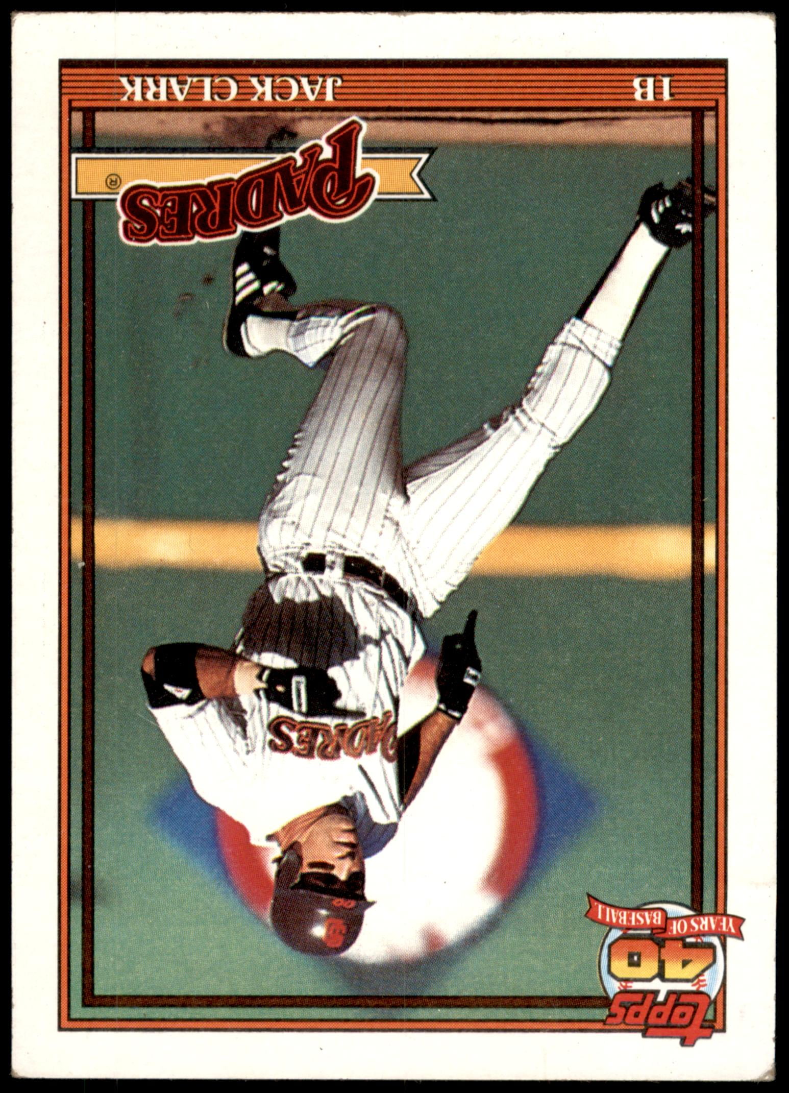 Jack Clark #650 1991 Topps - Walmart.com