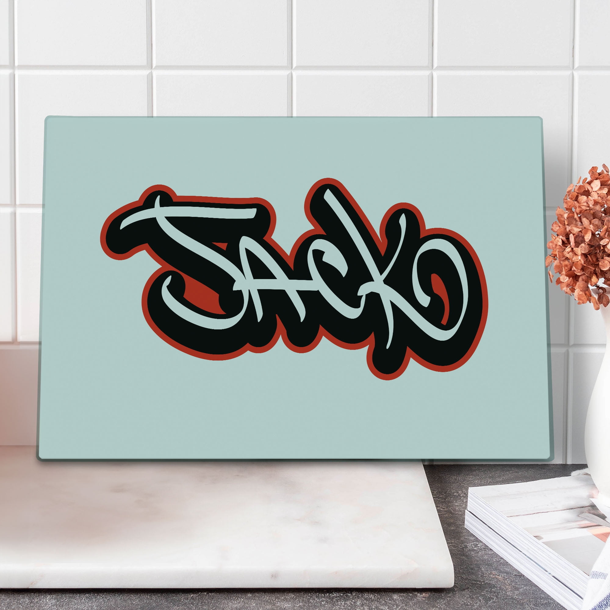 Jack Cutting Board, Graffiti Font Style Male Name Hip-hop Design Urban ...
