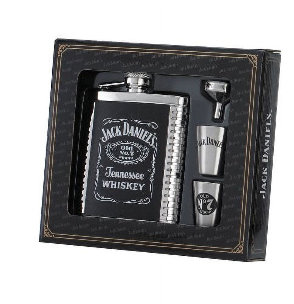 Jack Daniel's 6-Ounce Flask/Shots/Funnel Gift Set - Walmart.com