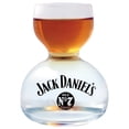 Jack Daniel's Whiskey Chaser Jigger Double Bubble Shot Glass - 3 Oz ...