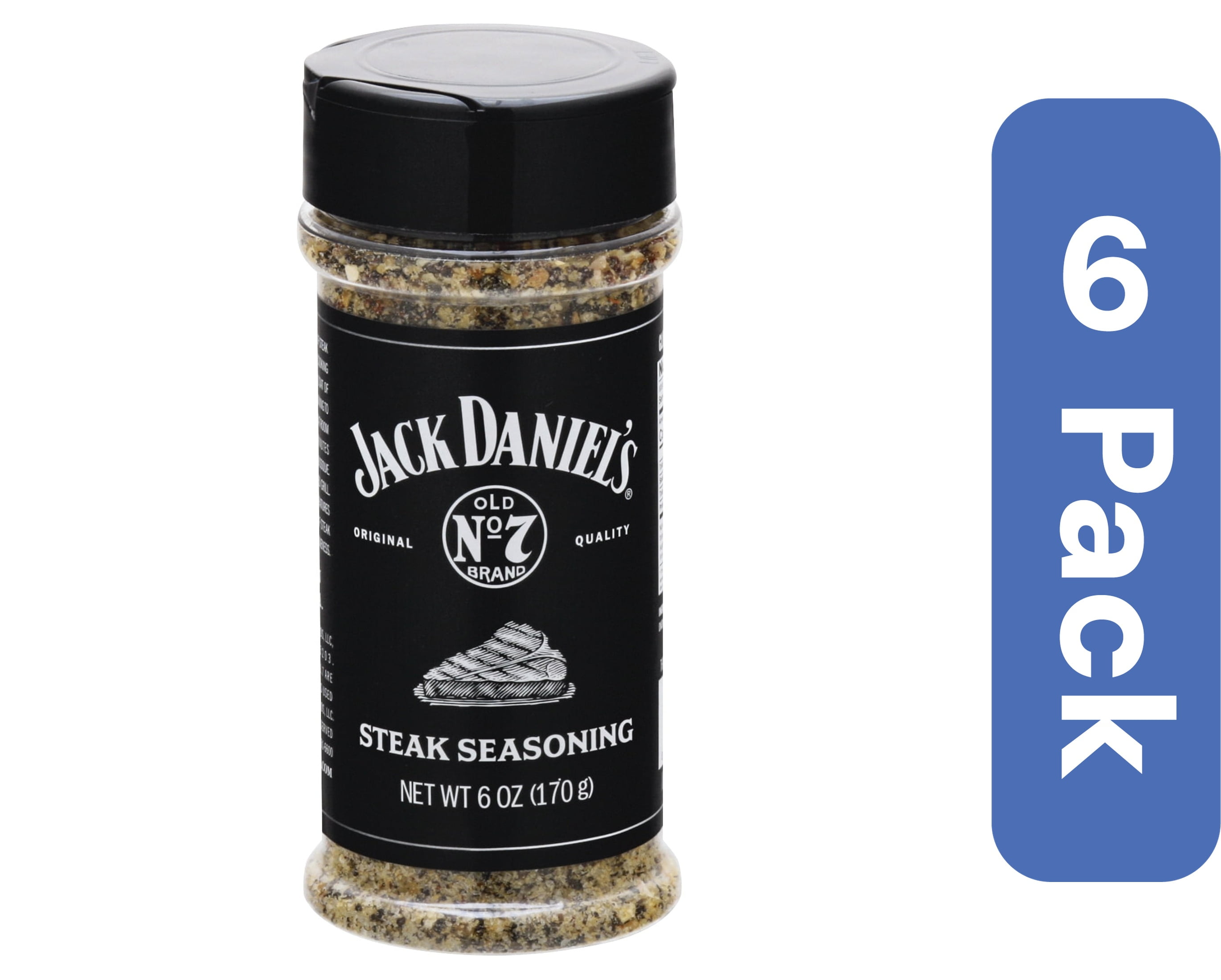 Jack Daniel's Jack's Steak Seasoning 6 oz (Pack Of 6) - Walmart.com