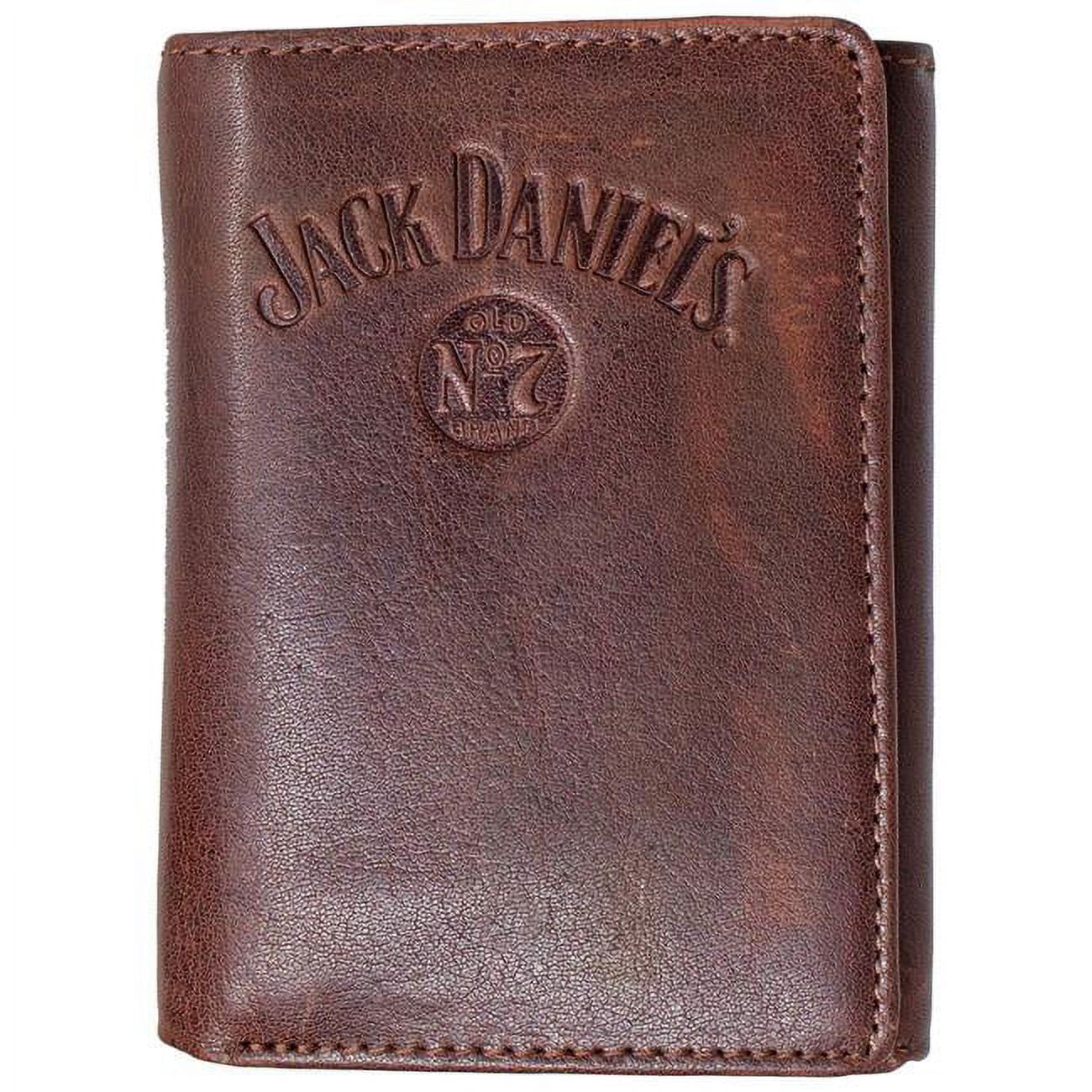 Jack Daniels Brown Old No. 7 Tri-Fold Wallet - Walmart.com
