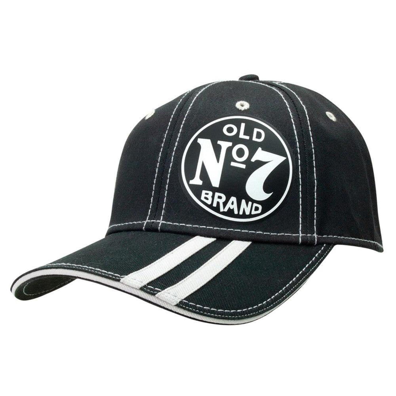 Jack Daniels Independence Old No 7 Brand Stripe Cap Black JD77-94 (S/M ...