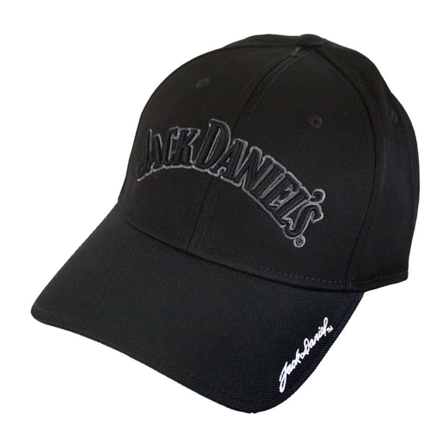 Jack Daniels Men's JD Performance Baseball Cap Hat Black/Gray JD77-114 ...
