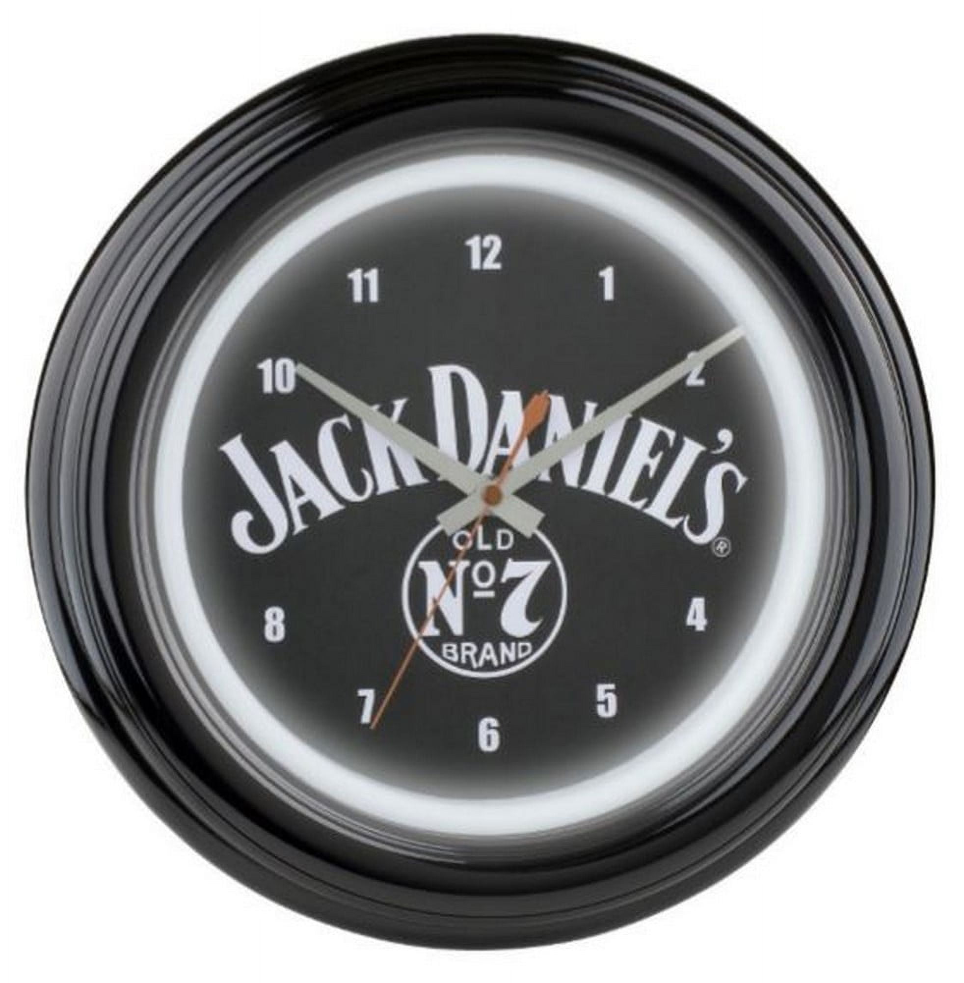 Jack Daniels Old No. LED Light Wall Clock Analog Whiskey Bar 12.5 ...
