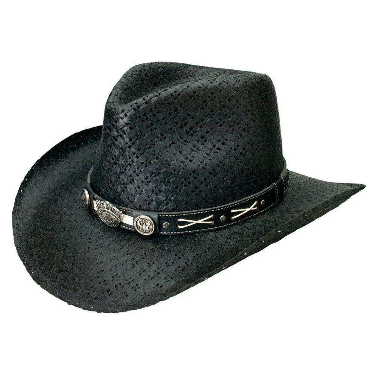 Jack Daniels Unisex Daniel's Straw Cowboy Hat - JD03-705 - Walmart.com