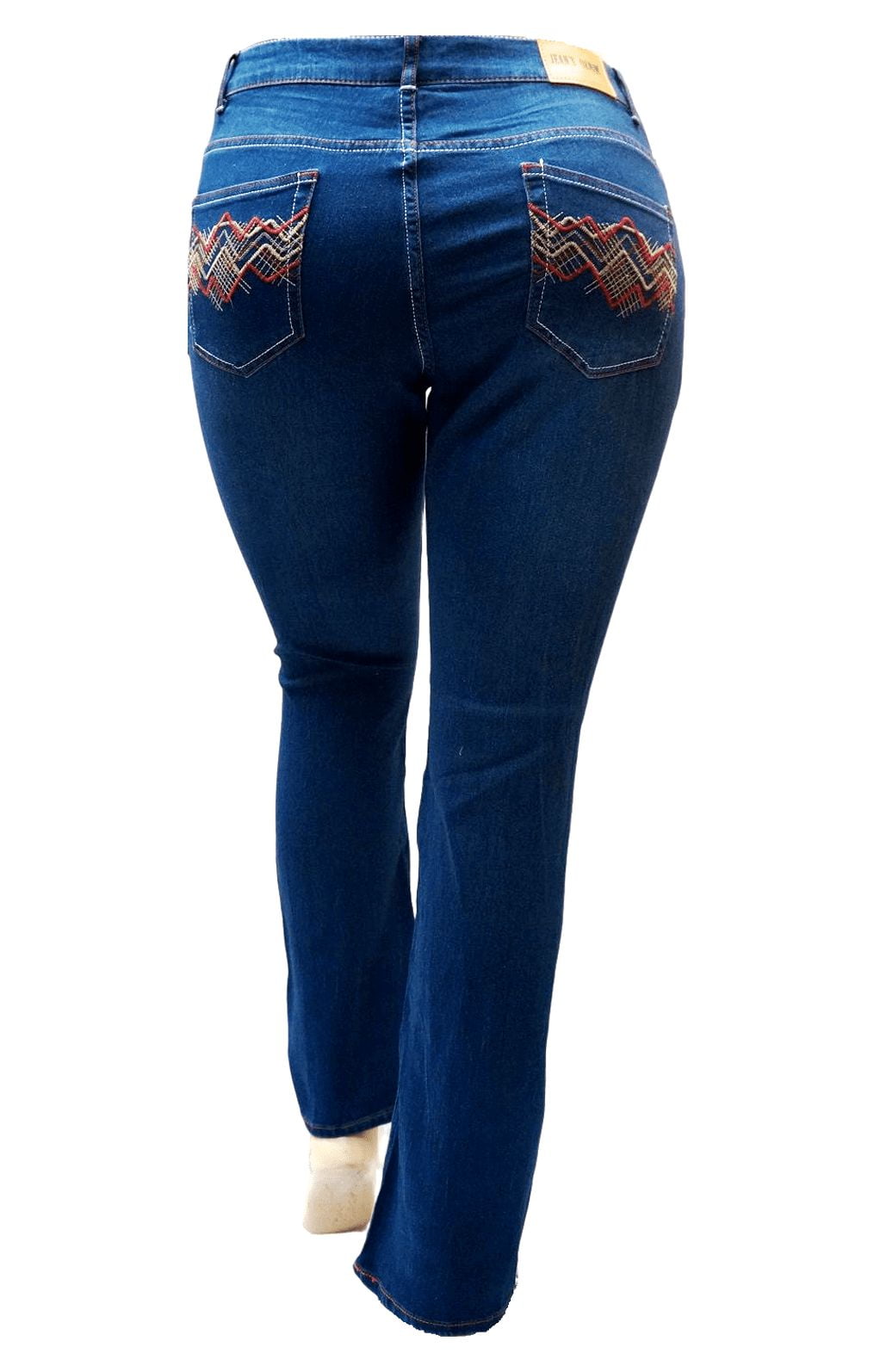 Jack David/Jean's Denim handcrafted Womens Rhinestone Strech Straight ...