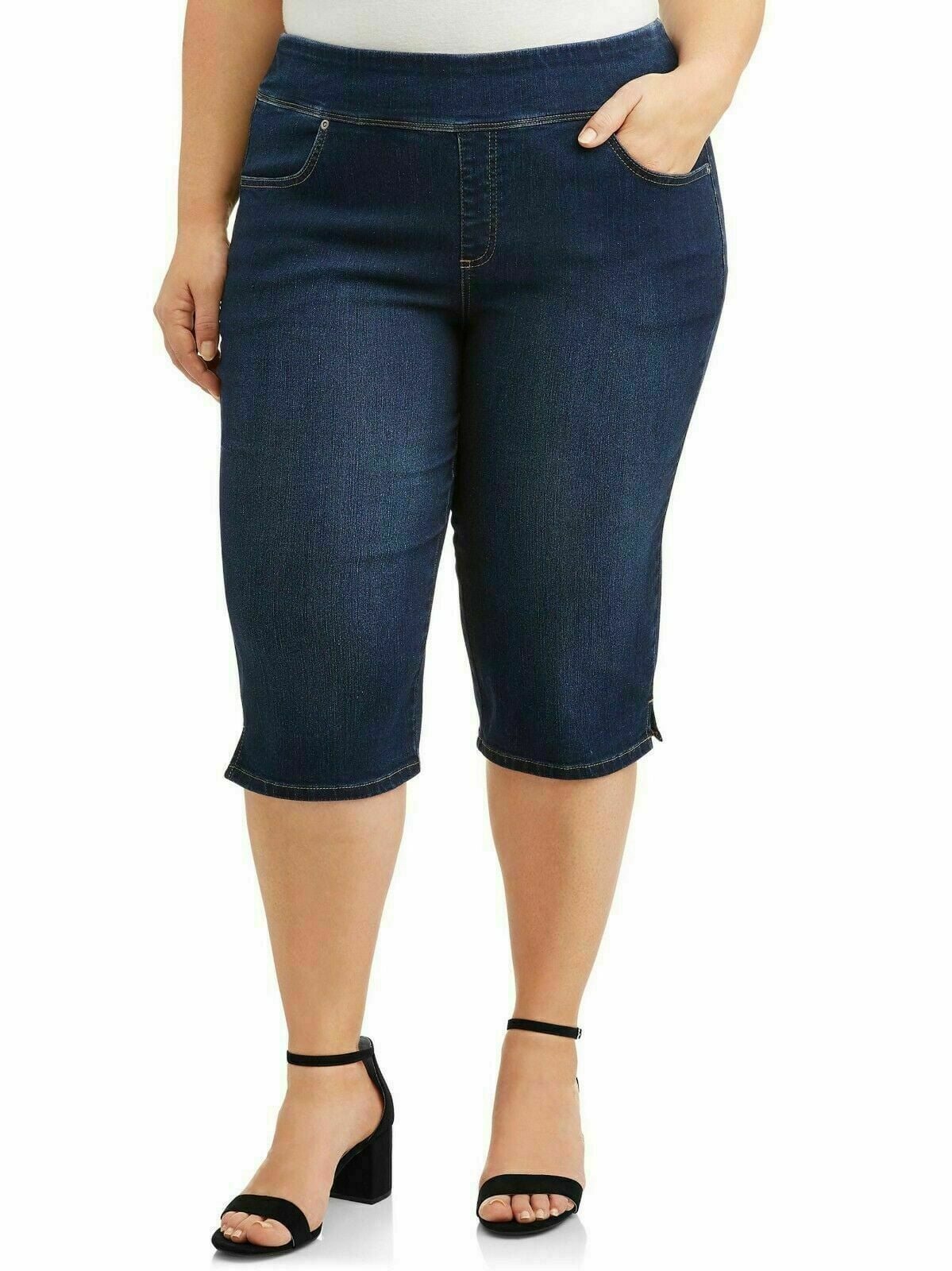 Jack David Level 8 Polyester Capris (Plus) - Walmart.com
