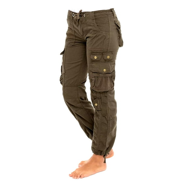 Jack David Womens Cargo Utility Work Hiking Army Military Multi Pockets ...