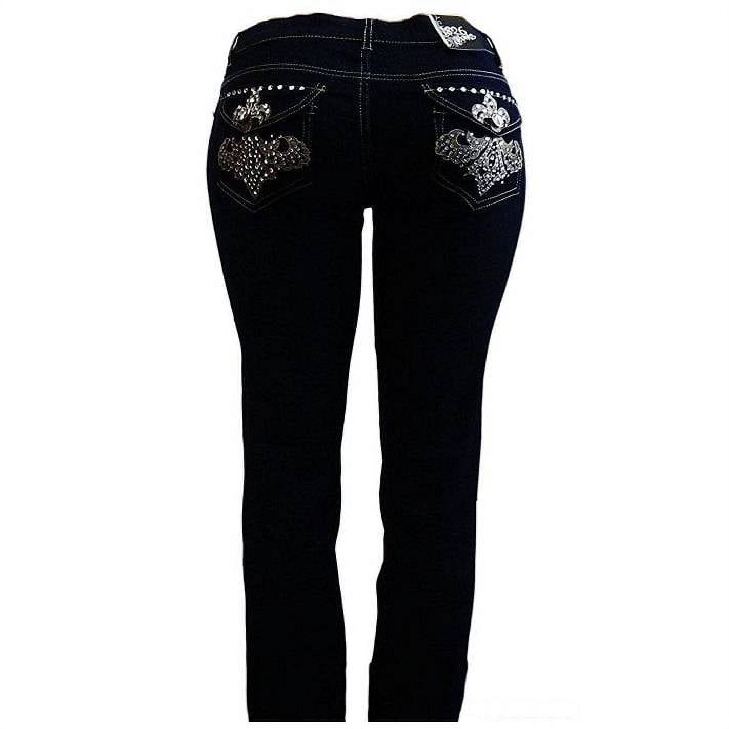 Jack David Womens Plus Size Skinny/Bootcut Stretch Denim Jeans Pants ...