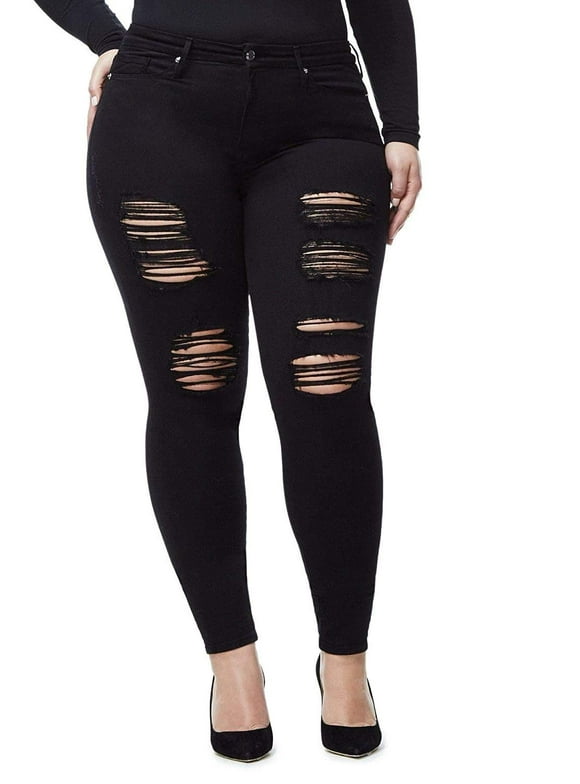 Plus Size Ripped Jeans