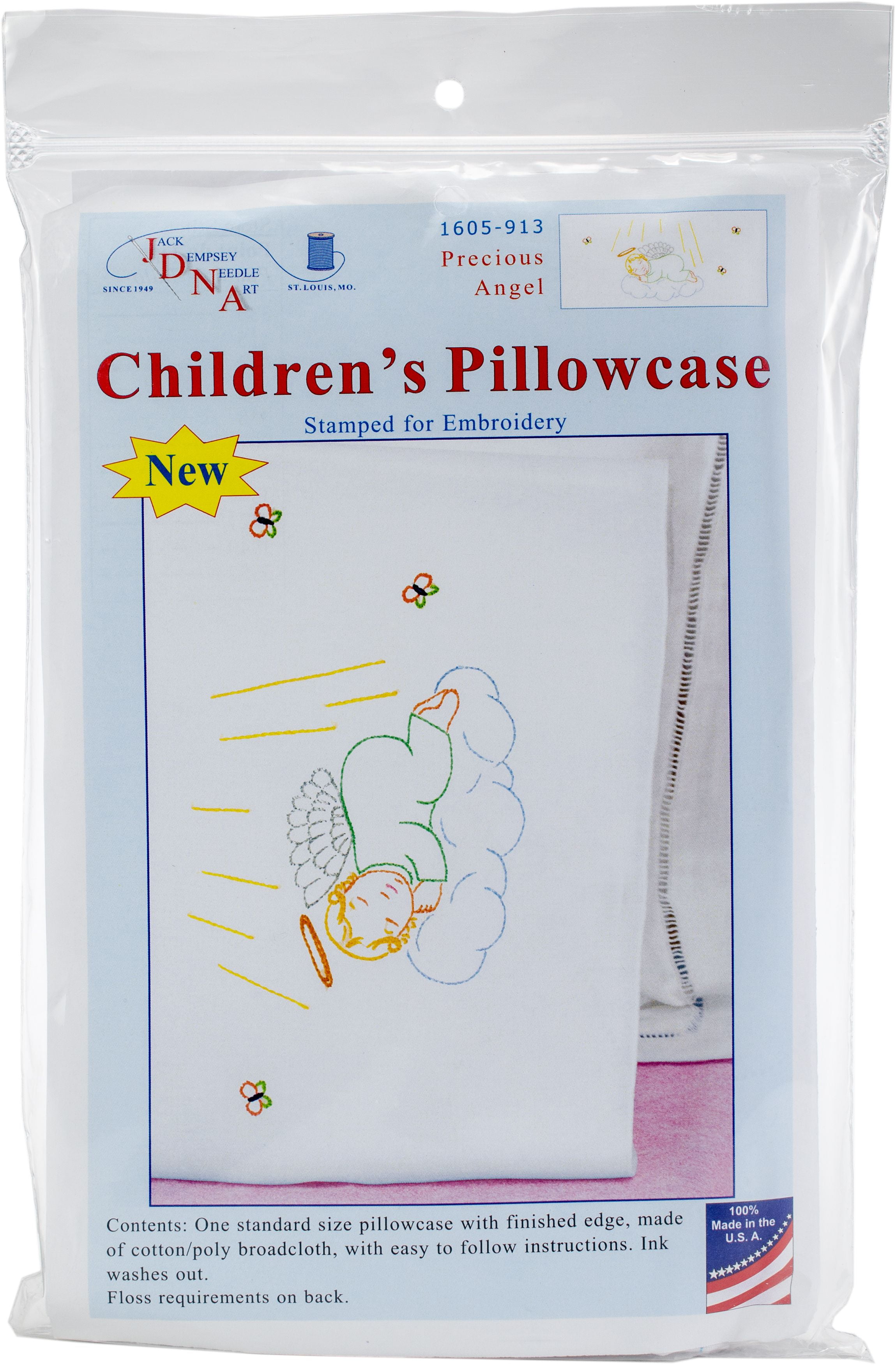 Jack Dempsey Children's Pillowcase Precious Angel - Walmart.com