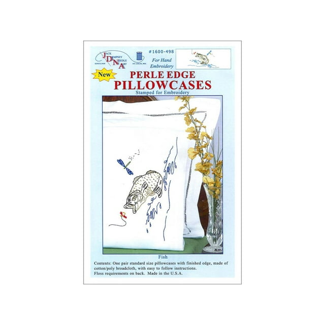 Jack Dempsey Pillowcase Perle Fish - Walmart.com
