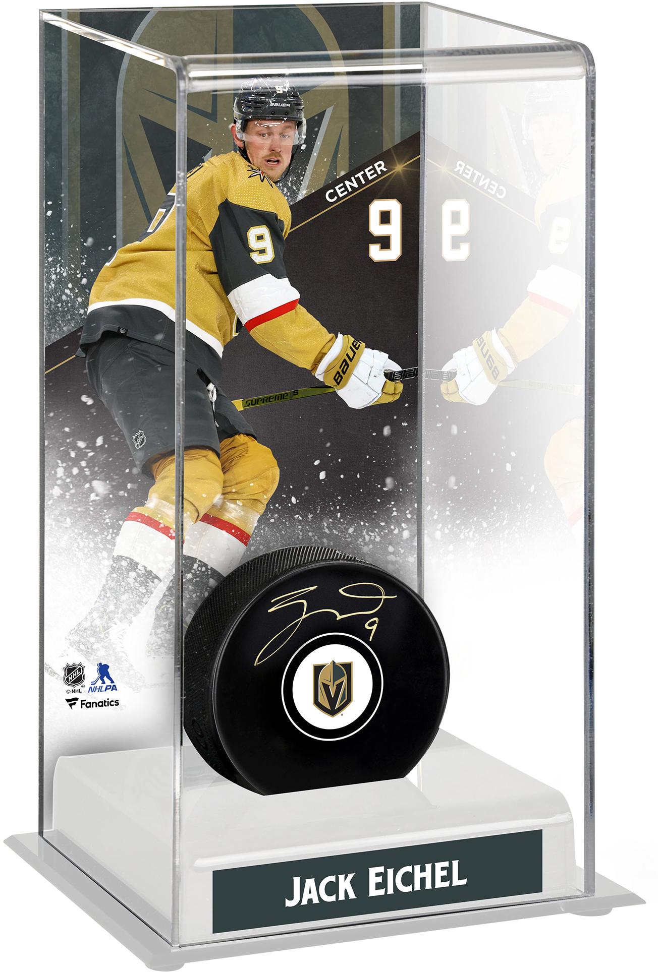 Jack Eichel Vegas Golden Knights Deluxe Tall Hockey Puck Case - Walmart.com