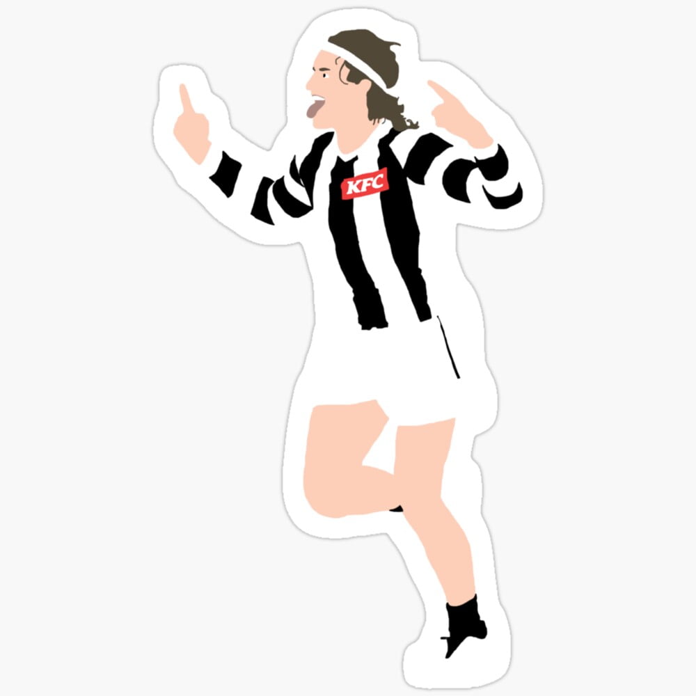 Jack Ginnivan - Collingwood Sticker Phone Decal Water Bottle Stickers ...