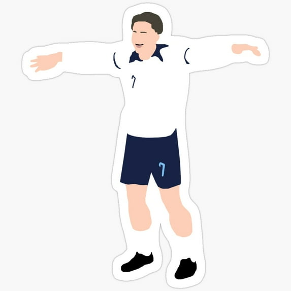 Jack Grealish - England Celebration Sticker Phone Decal Water Bottle ...