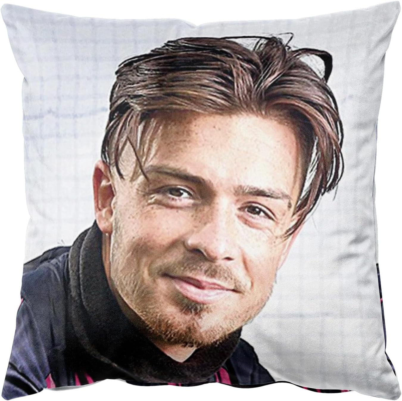 Jack Grealish Smile Square Throw Pillow Case Cushion Cover Pillowcase ...