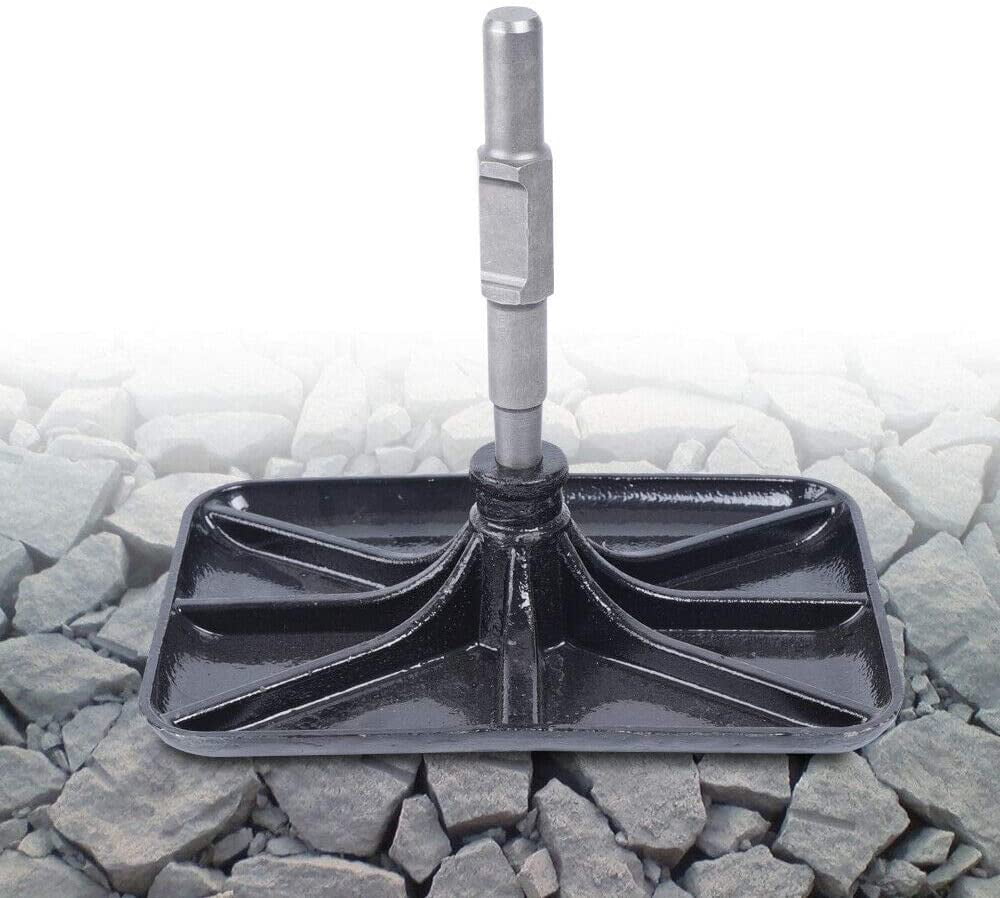 Jack Hammer Compactor Plate with Handle Manganese Steel Tamper Rammer ...
