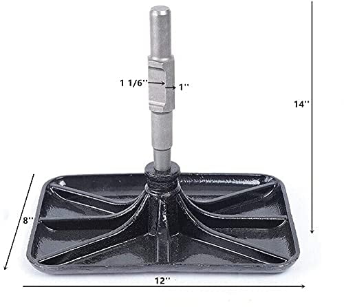 Jack Hammer Compactor Plate with Handle Manganese Steel Tamper Rammer ...
