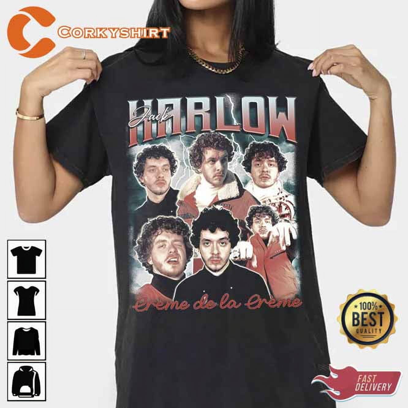 Jack Harlow Creme De La Creme Tour 2023 Unisex T-shirt - Walmart.com