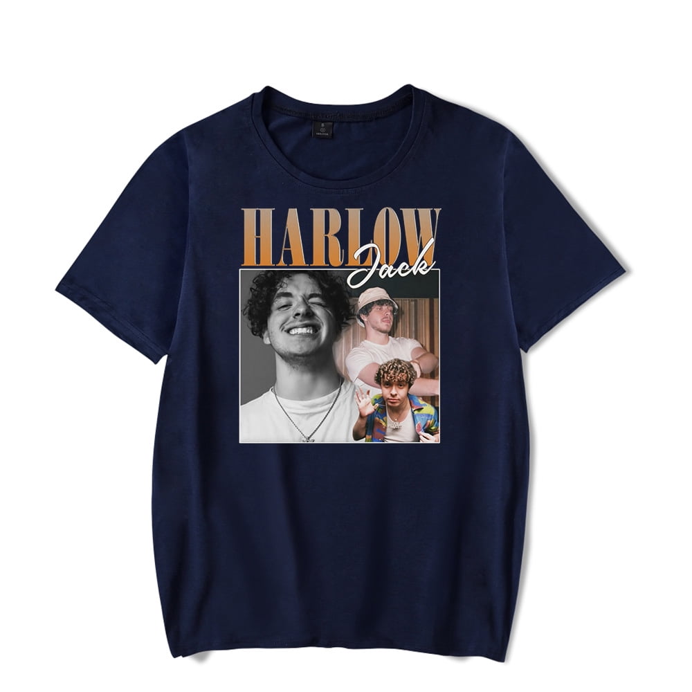 Jack Harlow Lovin on Me Merch T-shirt Women Men Crewneck Casual Short Sleeve - Walmart.com