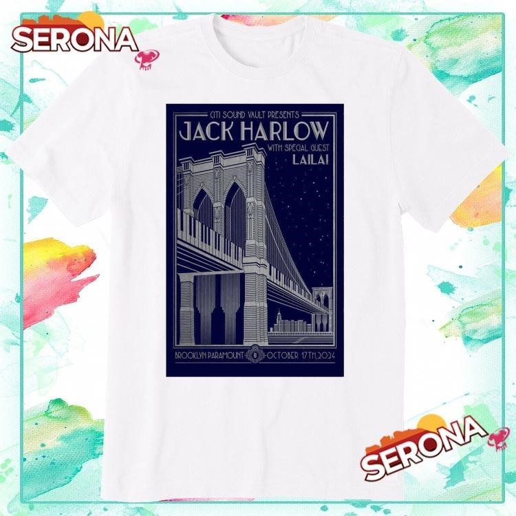 Jack Harlow October 17 2024 Brooklyn Paramount Brooklyn Ny Shirt - Walmart.com