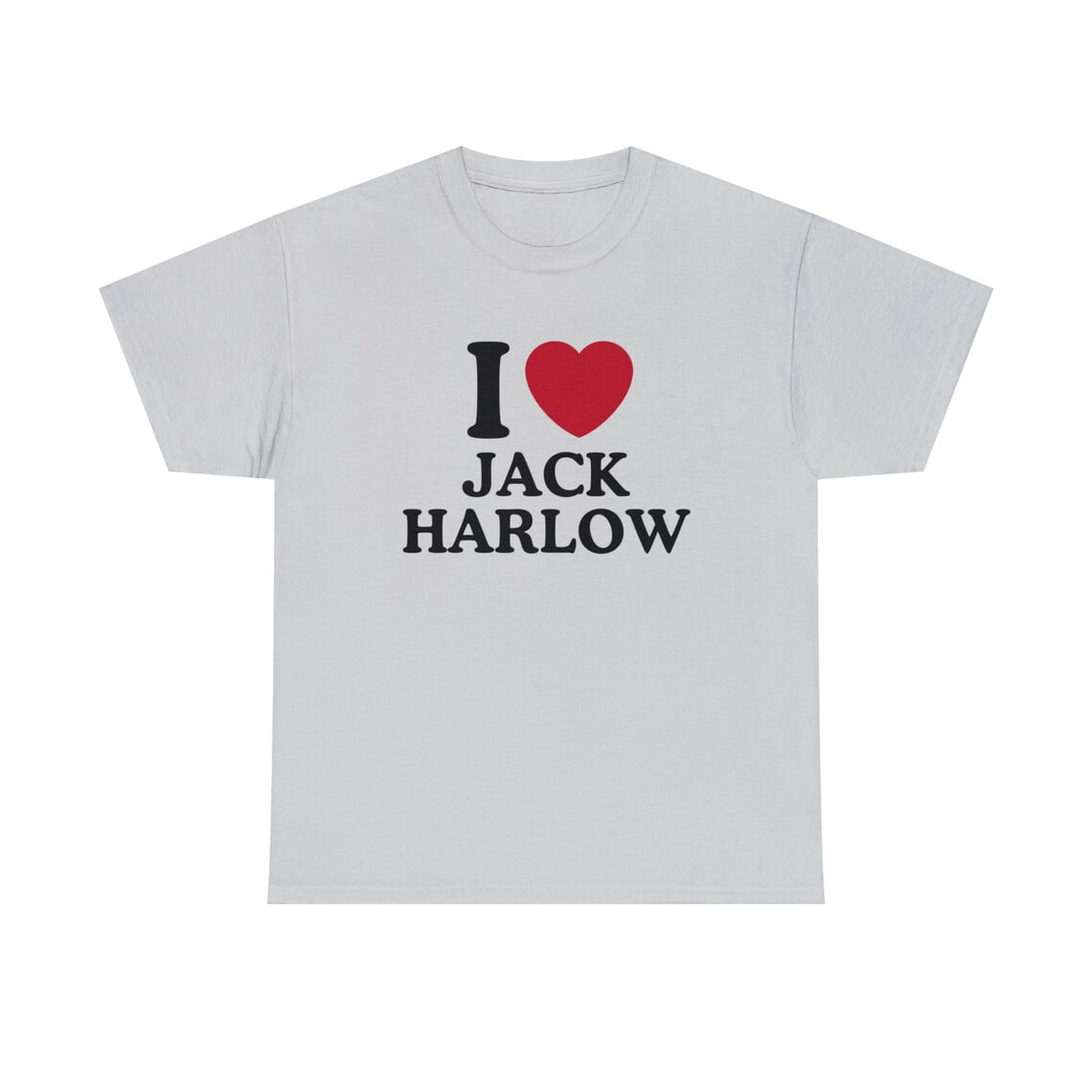 Jack Harlow T-shirt I Love Jack Harlow Shirt Women Men Crewneck Casual Short Sleeve - Walmart.com