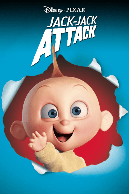 Jack-Jack Attack (2005) 24x36 Movie Poster, Pixar Animated Short ...