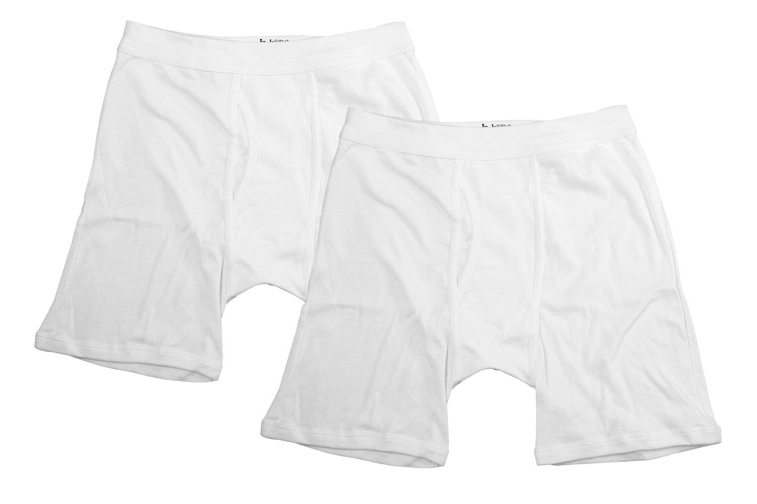 Jack & Jill Boxers for Men - White Men's Boxer Briefs with Functional ...