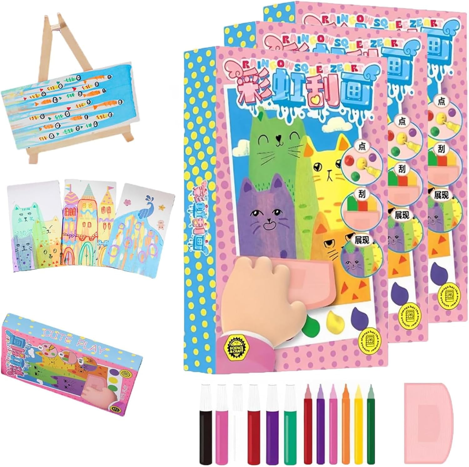 Jack and Jill Scratch Art Kit, Jack and Jill Rainbow Scratch Art Kit ...