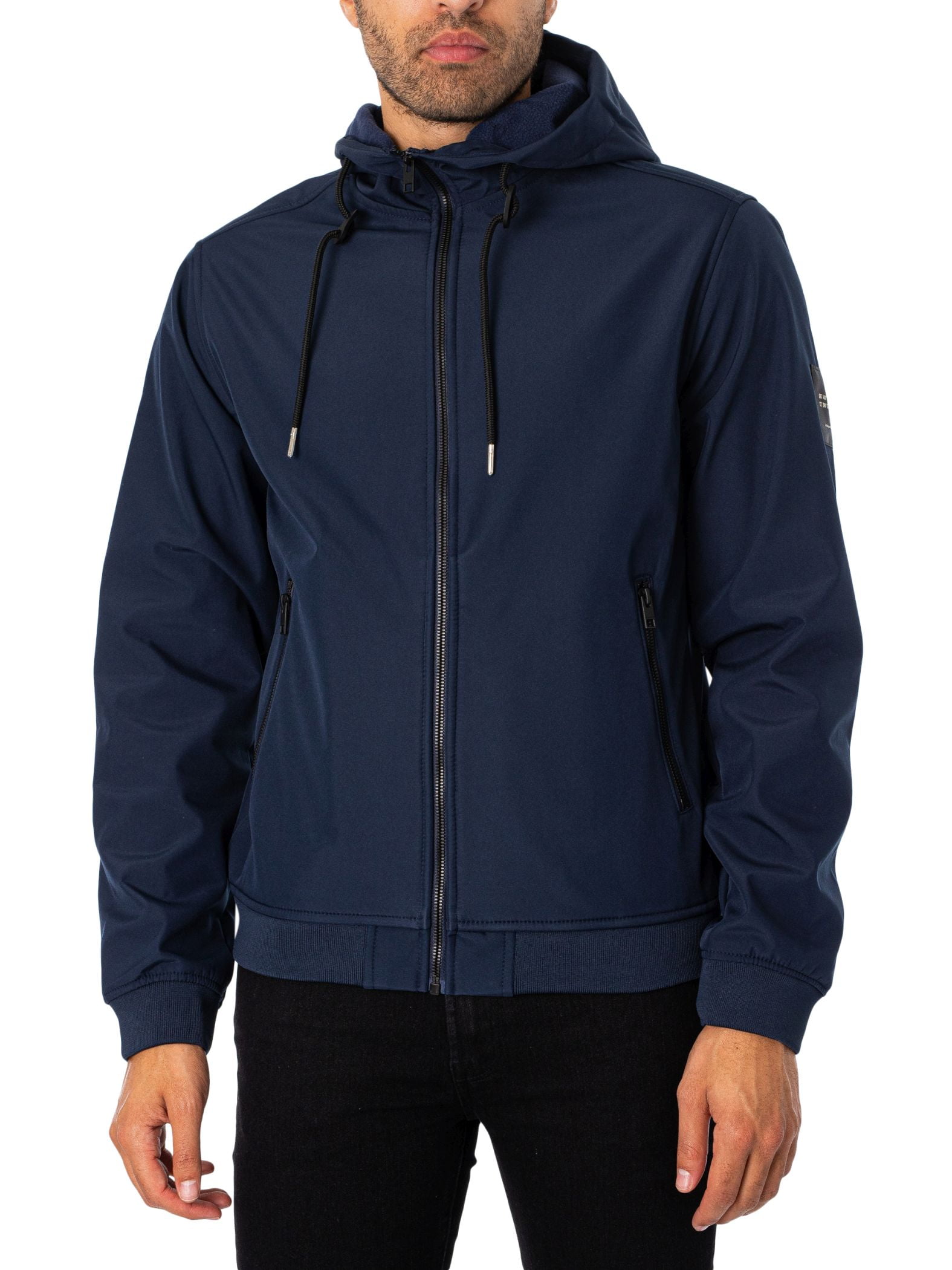 Jack & Jones Basic Softshell Jacket, Blue - Walmart.com