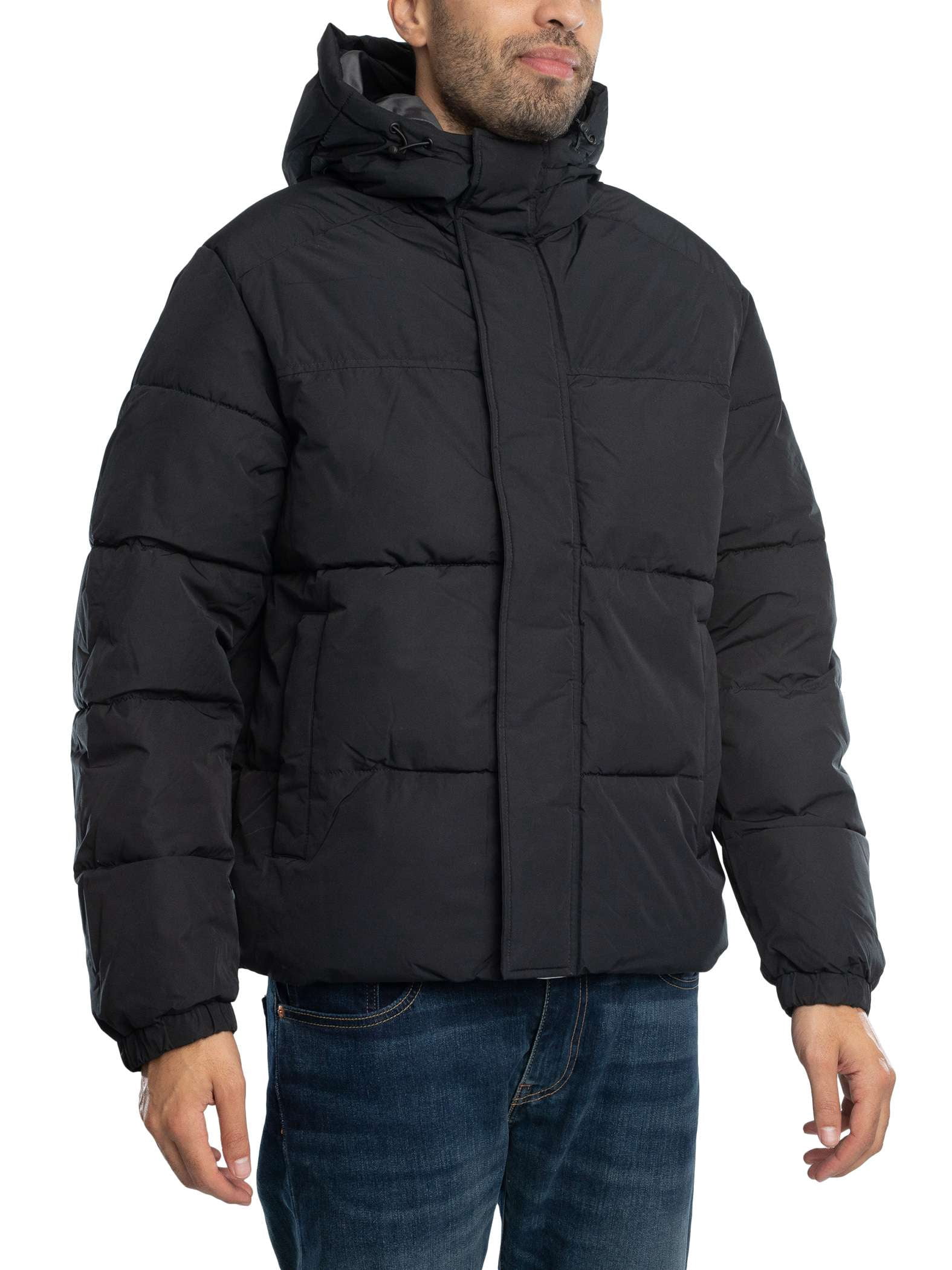 Jack & Jones Bradley Puffer Jacket, Black - Walmart.com