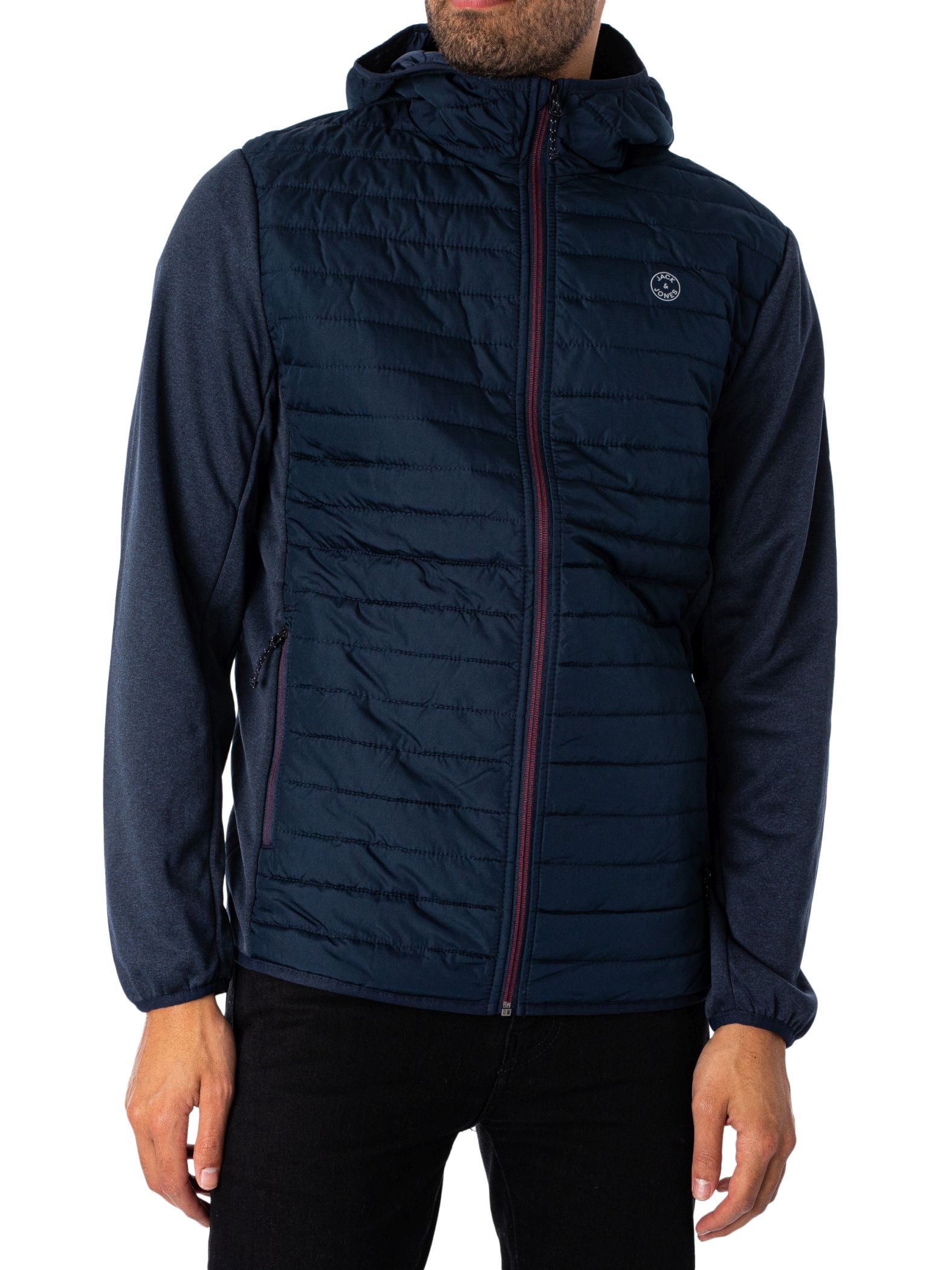 Jack & Jones Multi Quilted Jacket, Blue - Walmart.com